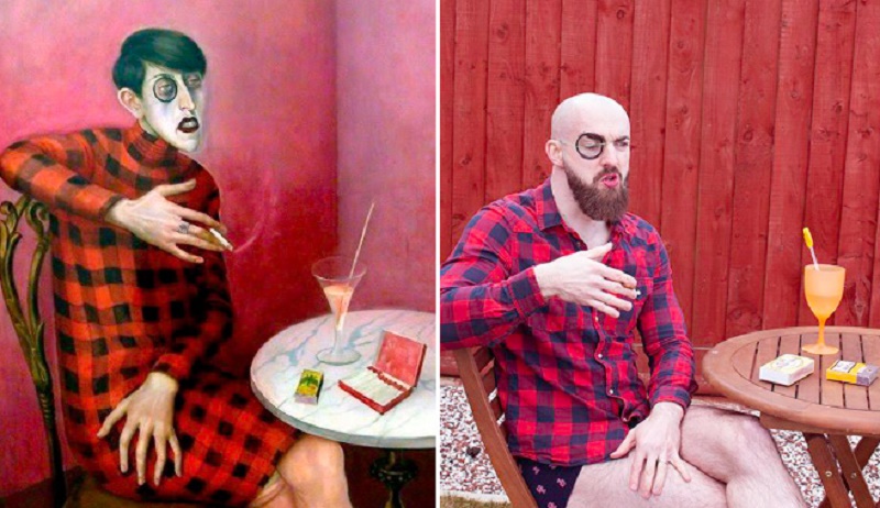 GETTY MUSEUMS ASKS PEOPLE TO RECREATE ART FROM HOUSEHOLD ITEMS