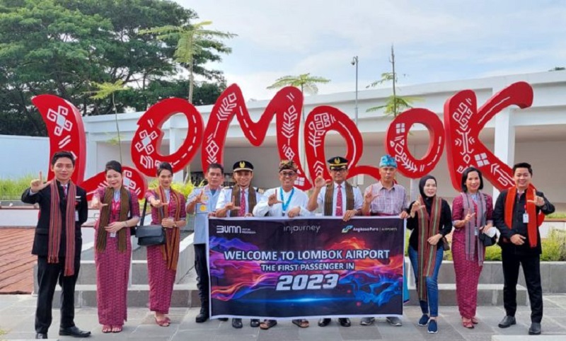 LOMBOK AIRPORT RECORDS SERVES 1.9 MILLION AIR PASSENGERS IN 2022