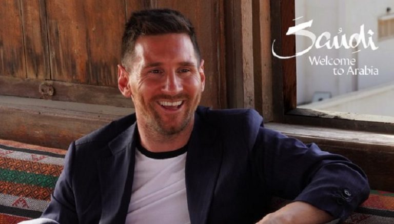 AWESOME, EVIDENTLY MESSI IS THE TOURISM AMBASSADOR OF SAUDI ARABIA