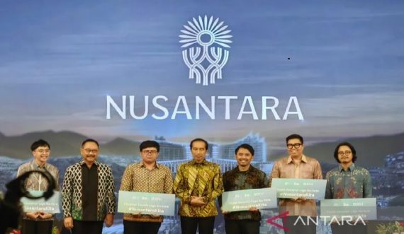 THE CHOSEN LIVING TREE THEMED DESIGN IS THE NEW IKN NUSANTARA LOGO