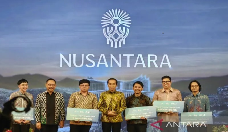 THE CHOSEN LIVING TREE THEMED DESIGN IS THE NEW IKN NUSANTARA LOGO