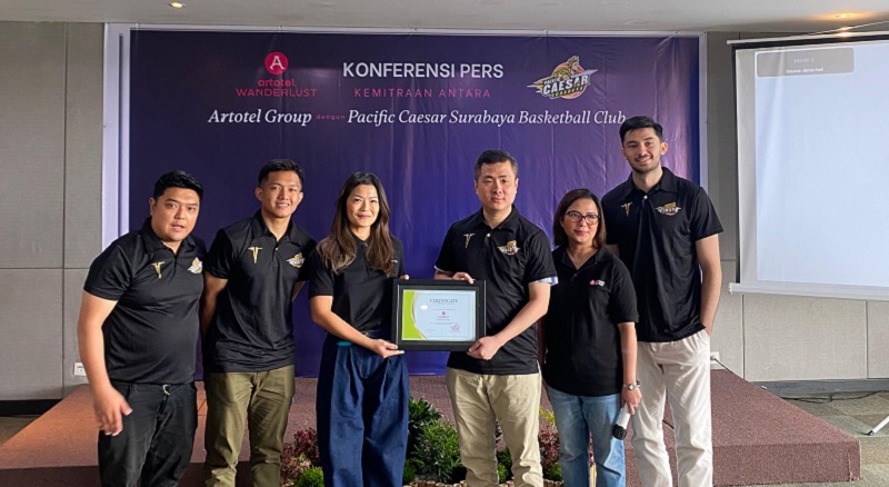 ARTOTELGroup COLLABORATES WITH PACIFIC CAESAR SURABAYA BASKETBALL CLUB